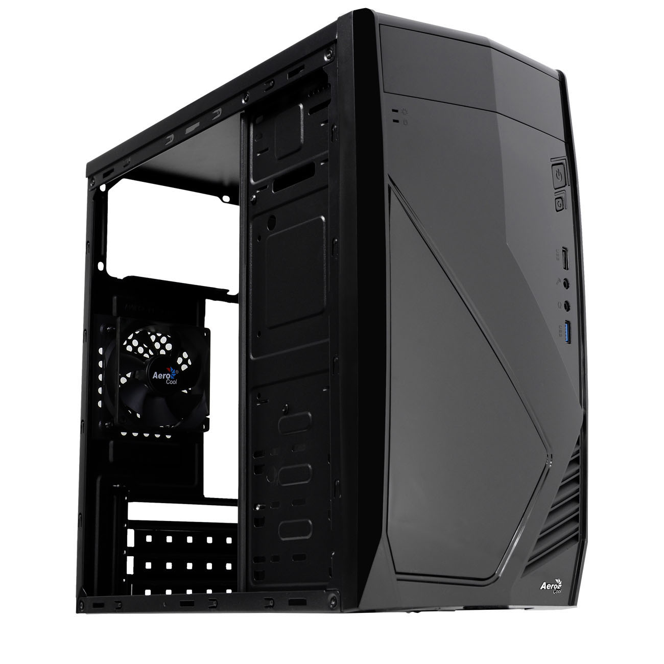 AEROCOOL Aerocool CS-102 PC-Gehäuse, Schwarz PC-Gehäuse kaufen | SATURN