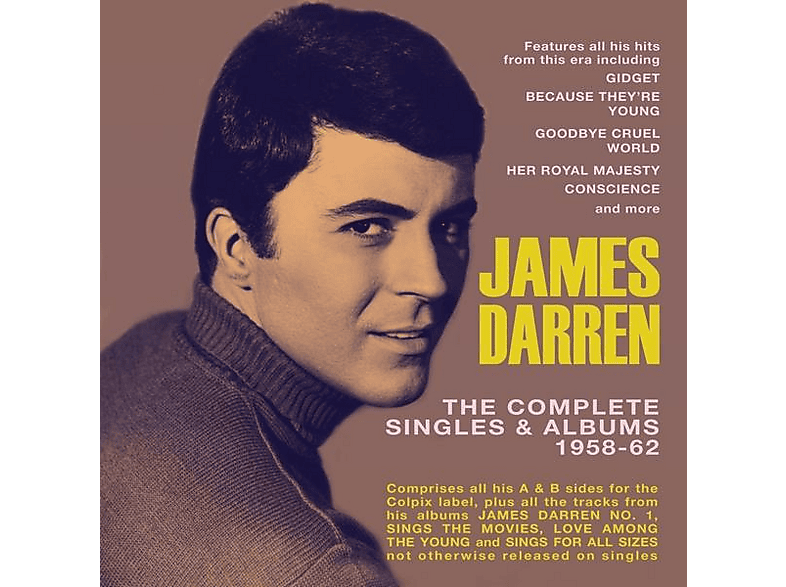 Darren James | Complete Singles & Albums 1958-62 - (CD) | MediaMarkt