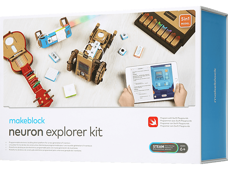 MAKEBLOCK Neuron Explorer Kit Steam/Mint Educational Toys, Mehrfarbig ...