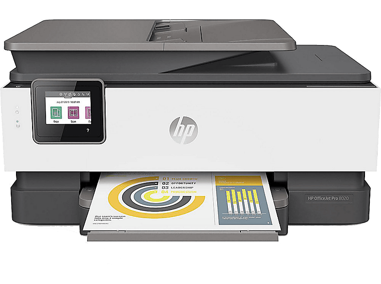 HP OfficeJet Pro 8024 Grau Inkl. 3 Probemonate Instant Ink ...