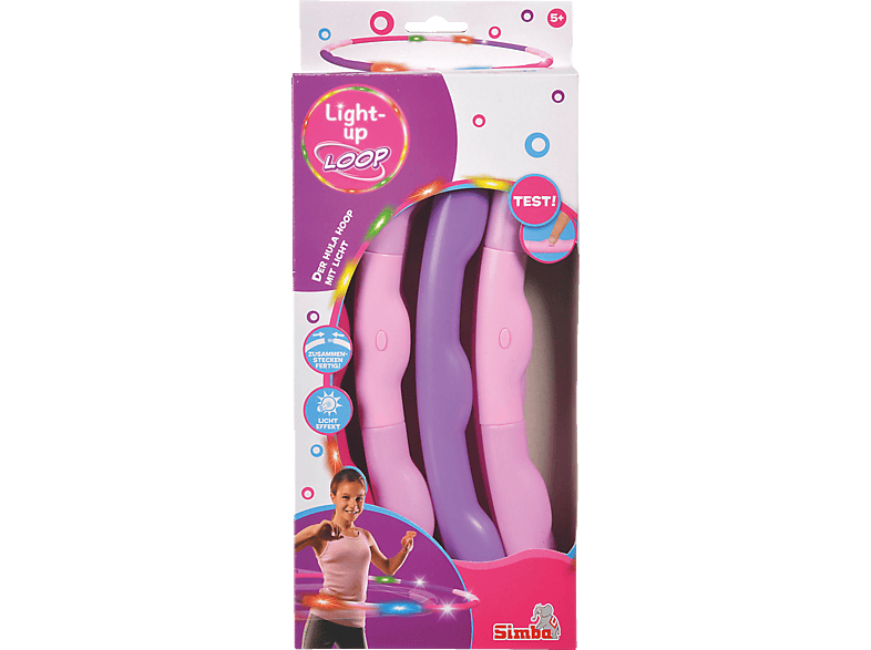 SIMBA TOYS Hula Hoop mit Licht Hula Hoop Mehrfarbig Gartenspielzeug ...