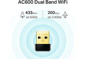 TP-LINK WLAN Stick Archer T600U NANO (AC600) online kaufen | MediaMarkt