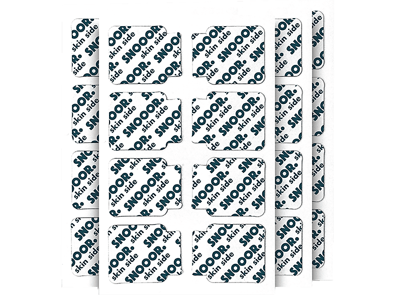 SNOOR B.V. 32 Sticker für Snooor Anti-Schnarch-Gerät Snooor Sticker ...