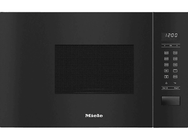 MIELE M2234SC D Mikrowelle (800 Watt, Einbaugerät, 17 l ...