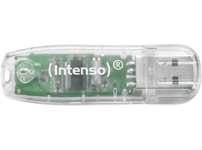 INTENSO Rainbow USB-Stick, 32 GB, 28 MB/s, Transparent USB-Stick kaufen ...