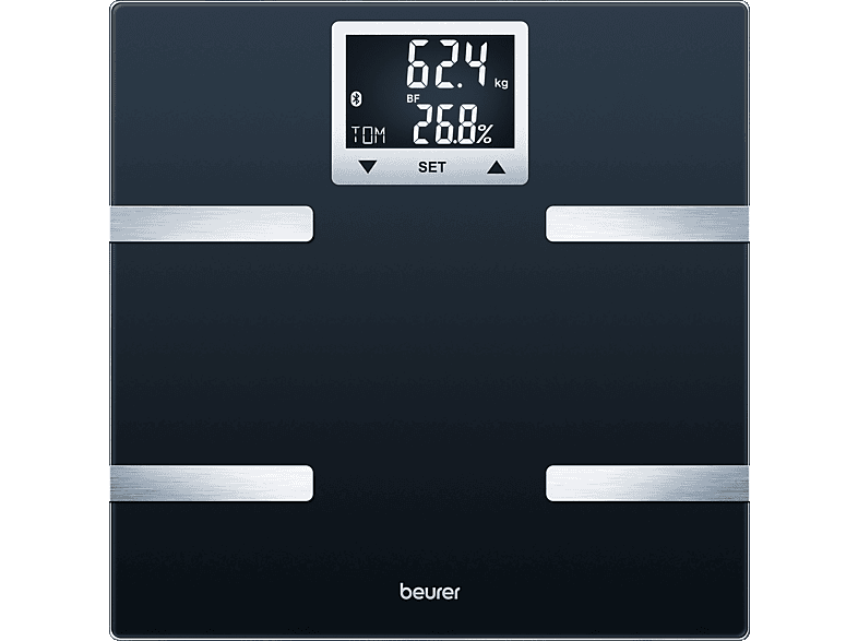 BEURER BF 720, Personenwaage Personenwaage Schwarz/Silber kaufen | SATURN