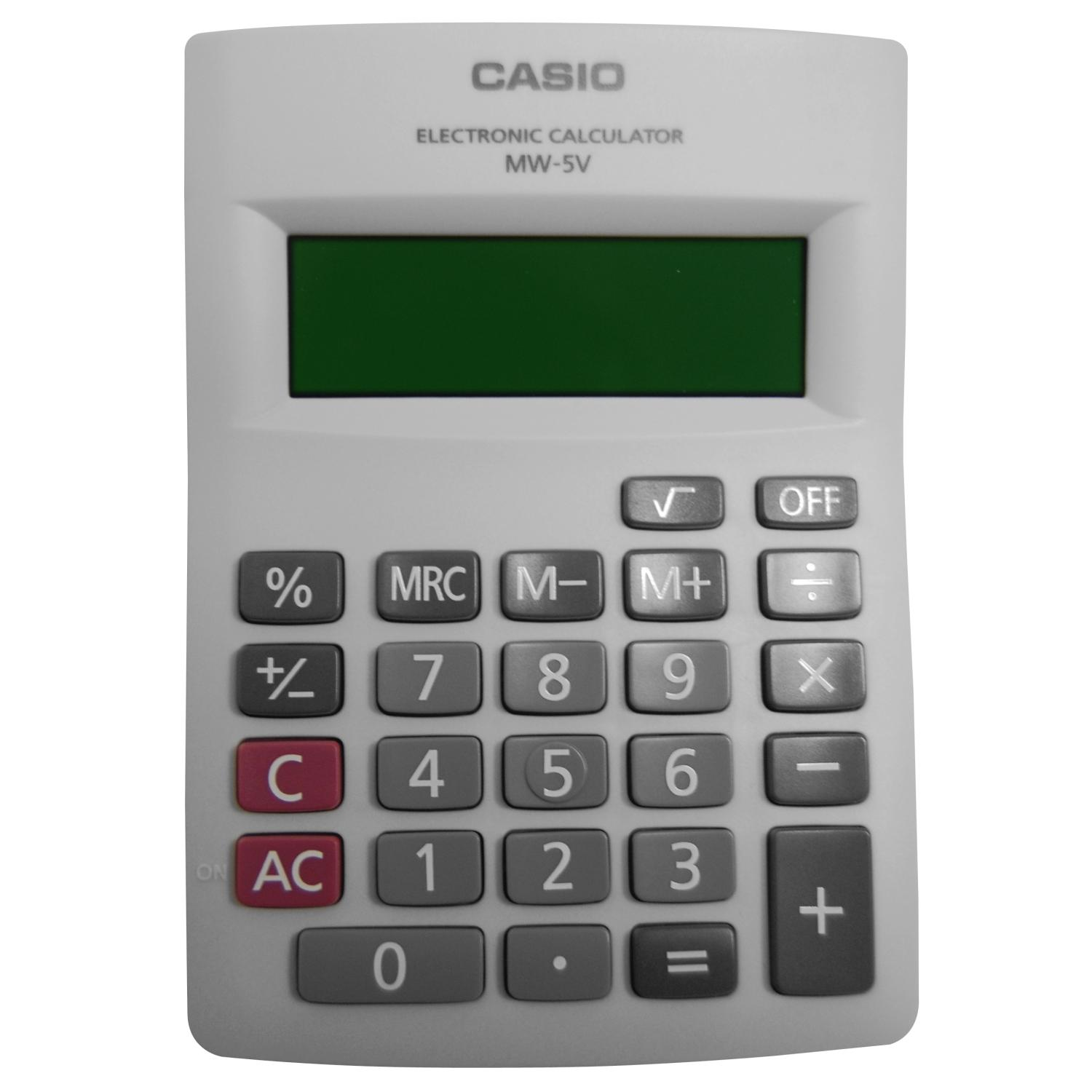 CASIO Casıo Mw-5V-We 8 Hane Masaüstü Hesap Makinesi Fiyat & Özellik ...
