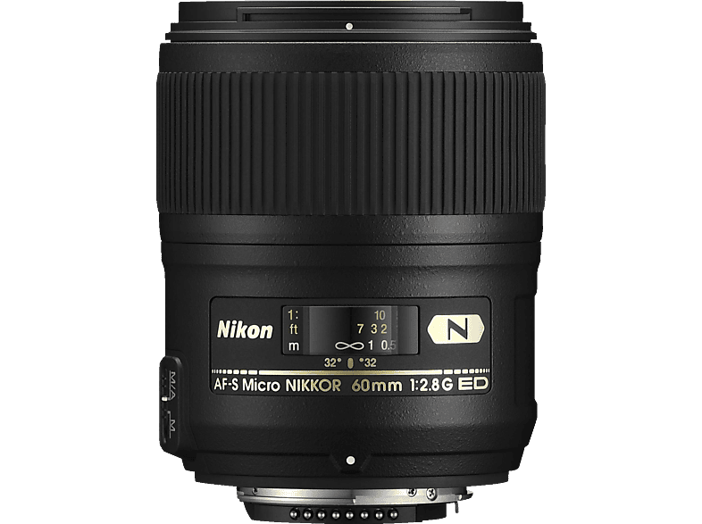 NIKON AF-S Micro NIKKOR 60mm 1:2,8G ED | 60 mm f/2.8 AF-S, ED, N (Objektiv für Nikon F-Mount ...